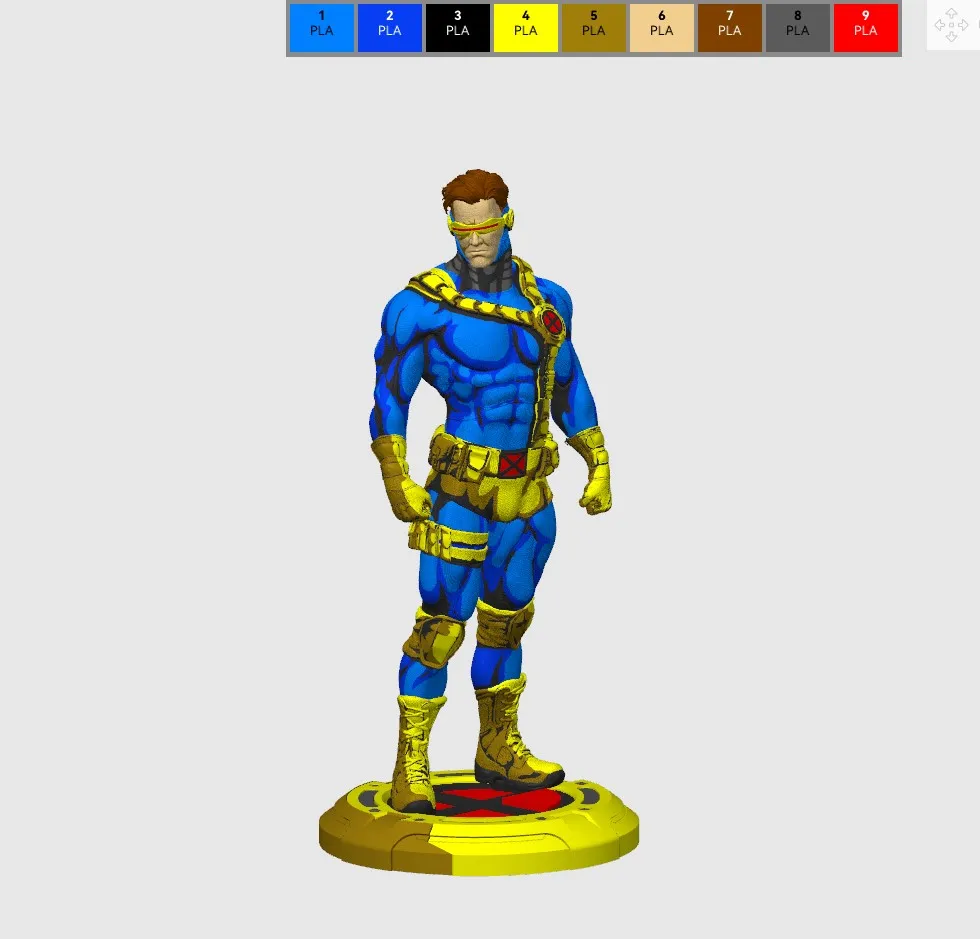 X-Men Cyclops – Classic Comic - Free 3D Print Model - MakerWorld