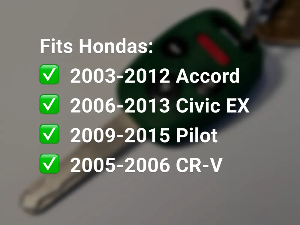 Honda Key Fob Keyless Entry Remote Shell Case by 3D Side Quest ...