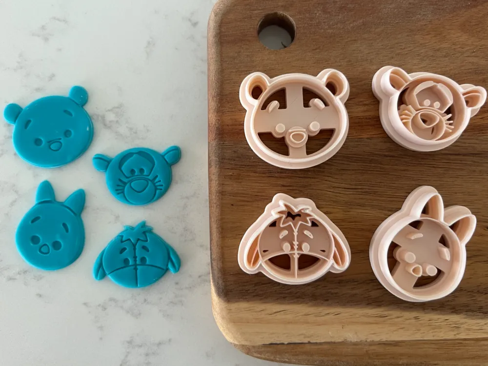 Pooh Bear polymer clay cutter - Free 3D Print Model - MakerWorld