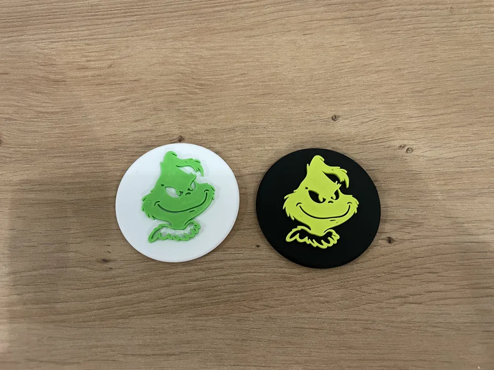 Grinch fridge magnet - Free 3D Print Model - MakerWorld