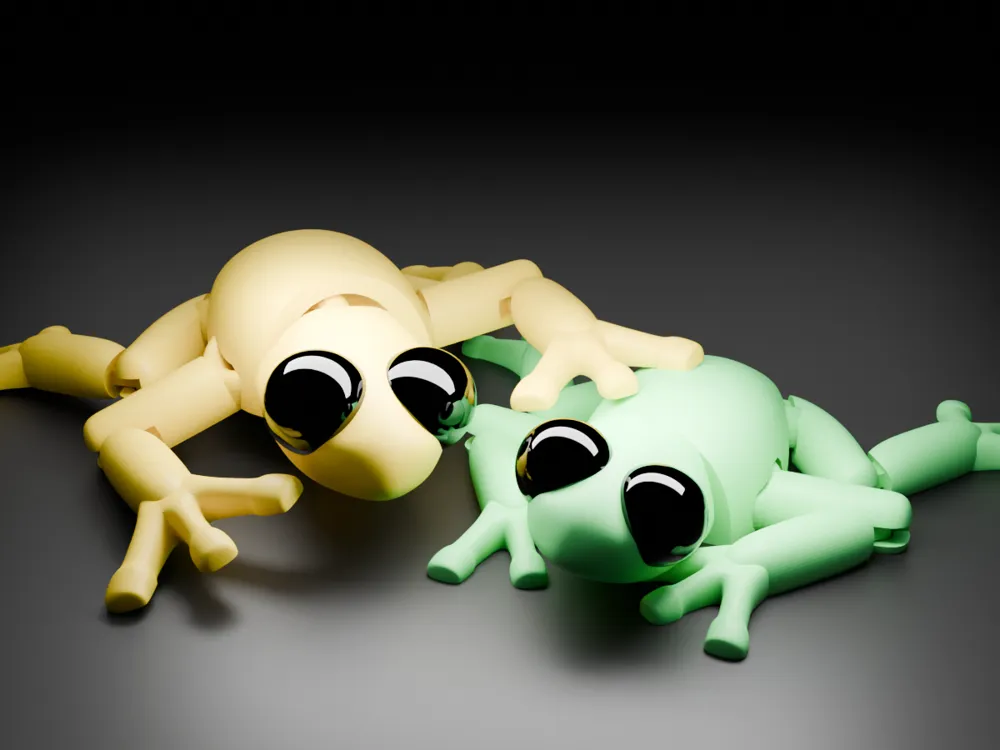 Articulated Frog! - Free 3D Print Model - MakerWorld