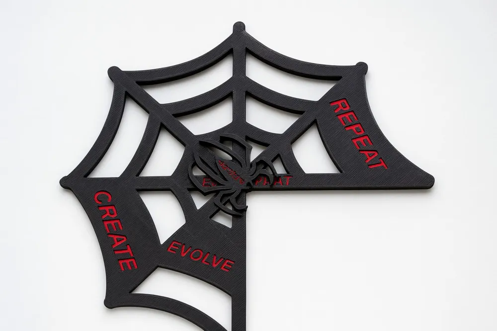 SwitchBoard spider web-themed decorative - Free 3D Print Model - MakerWorld