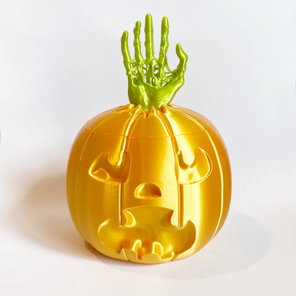 Zombie hand Pumpkin Halloween Candy Bowl by Filar3D MakerWorld ...