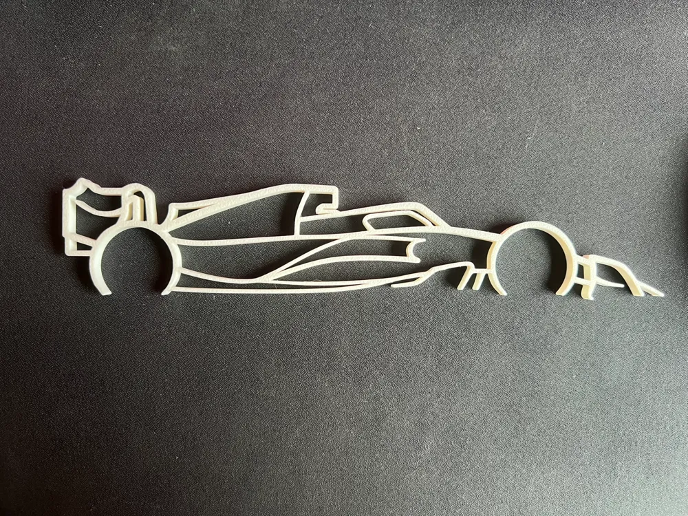F1 Formula One Silhouette 2D Art by Glue. - MakerWorld