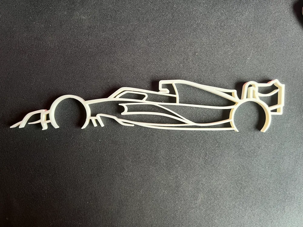 F1 Formula One Silhouette 2D Art by Glue. - MakerWorld