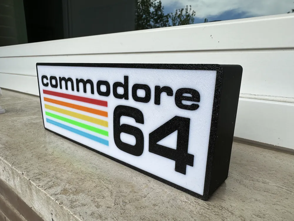 LIGHT BOX. C64 by Print_Roma_3D MakerWorld: Download Free 3D Models