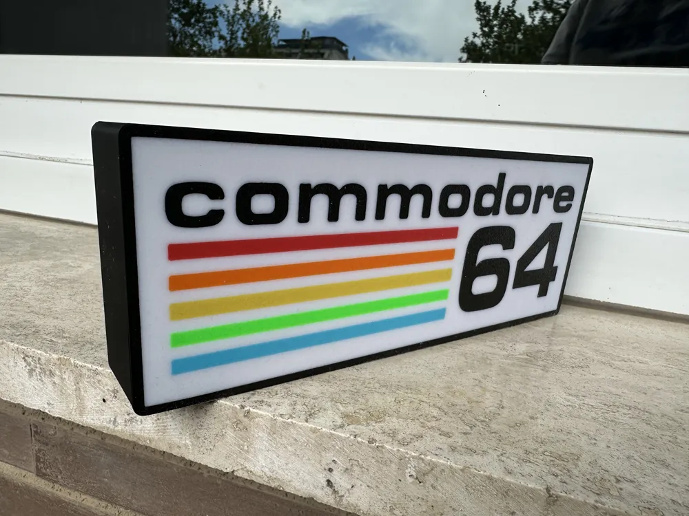 LIGHT BOX. C64 by Print_Roma_3D MakerWorld: Download Free 3D Models
