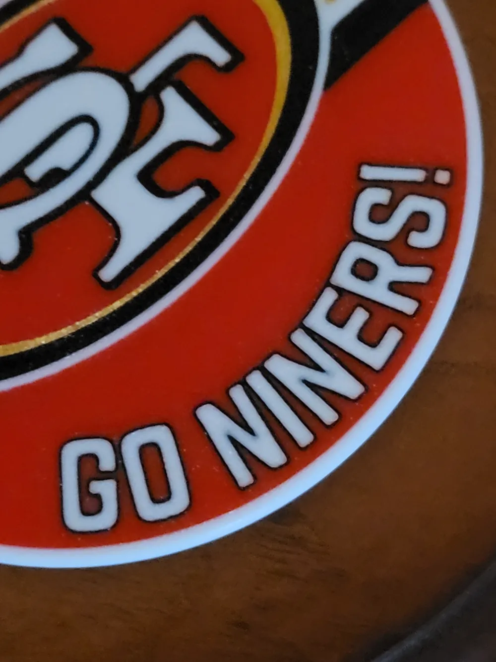 SF 49ers Coasters, 2 styles, GO NINERS by kabendesign - MakerWorld