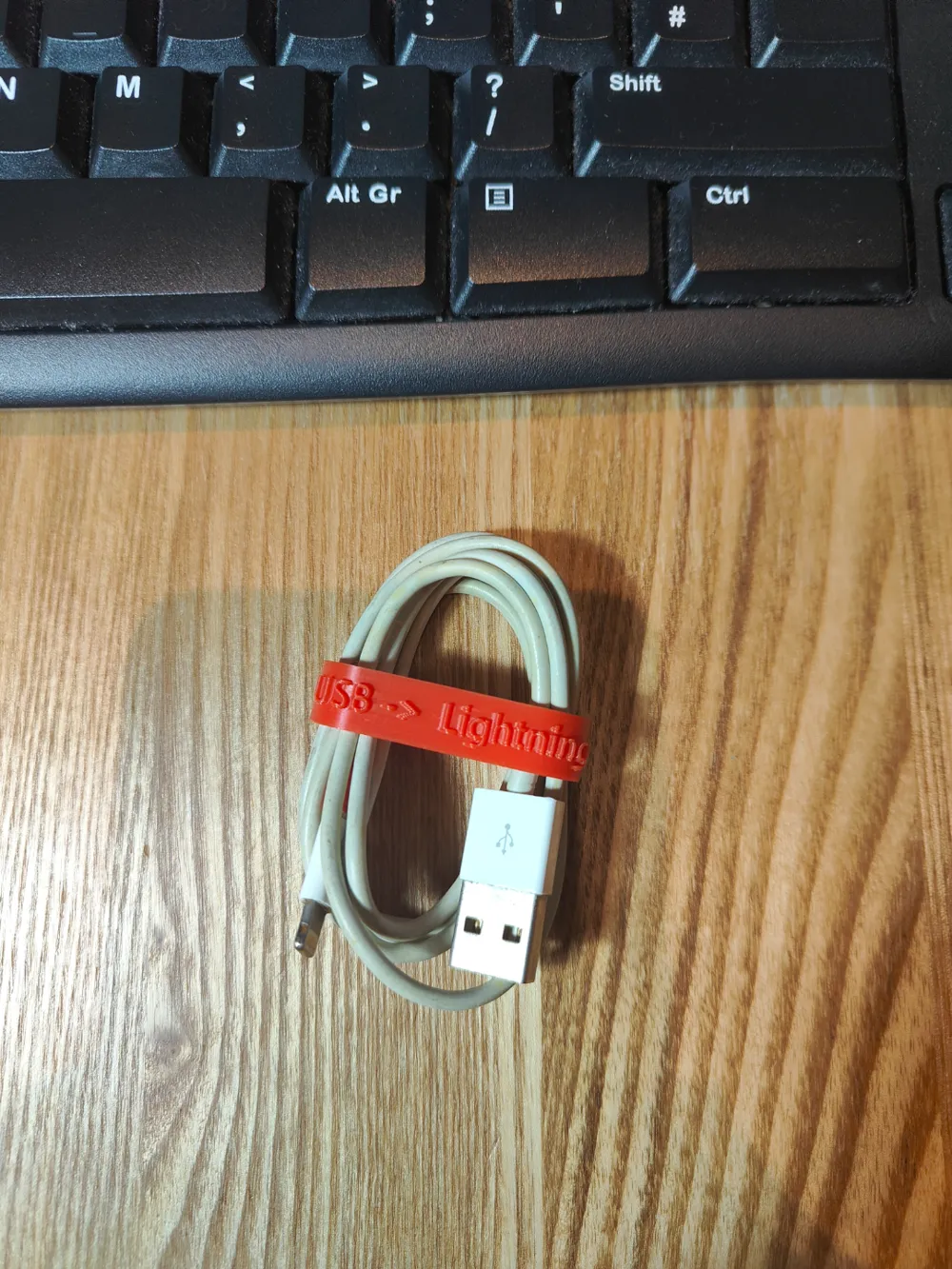 Cable Holder labelled, organiser, USB, USB-C, HDMI by ProjectFilament ...