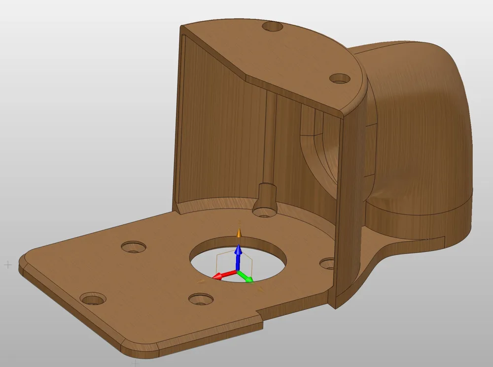 Makita router RT0701C series bottom dust extractor by Hrumque ...