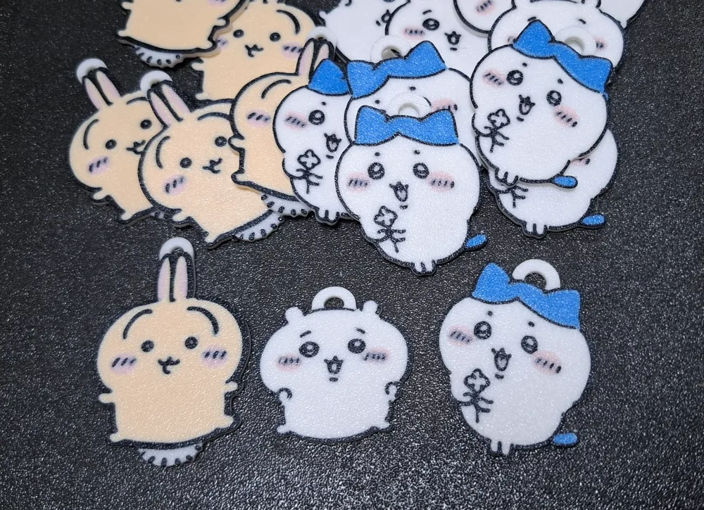 Chiikawa Keychain - Free 3D Print Model - MakerWorld