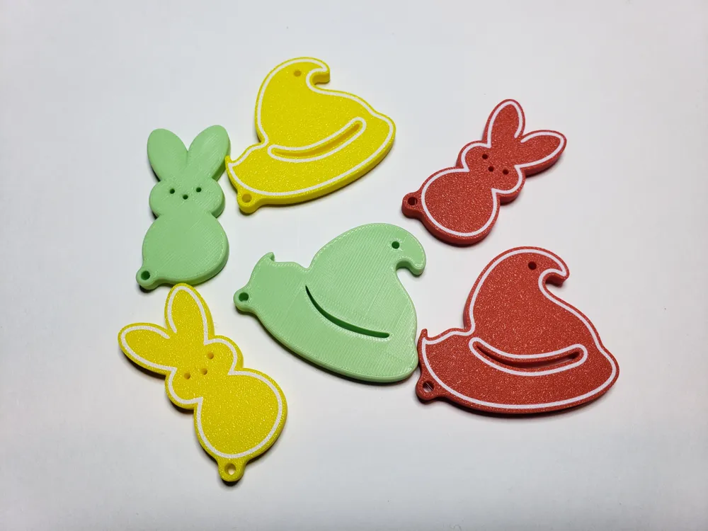 Peeps Keychain by RynosaurusRex - MakerWorld