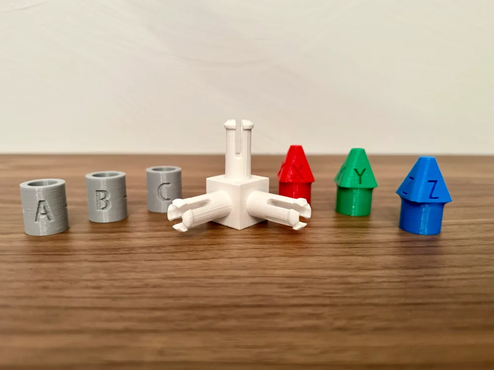 Cartesian Coordinate System Snap Together Rotating by ItsToka - MakerWorld