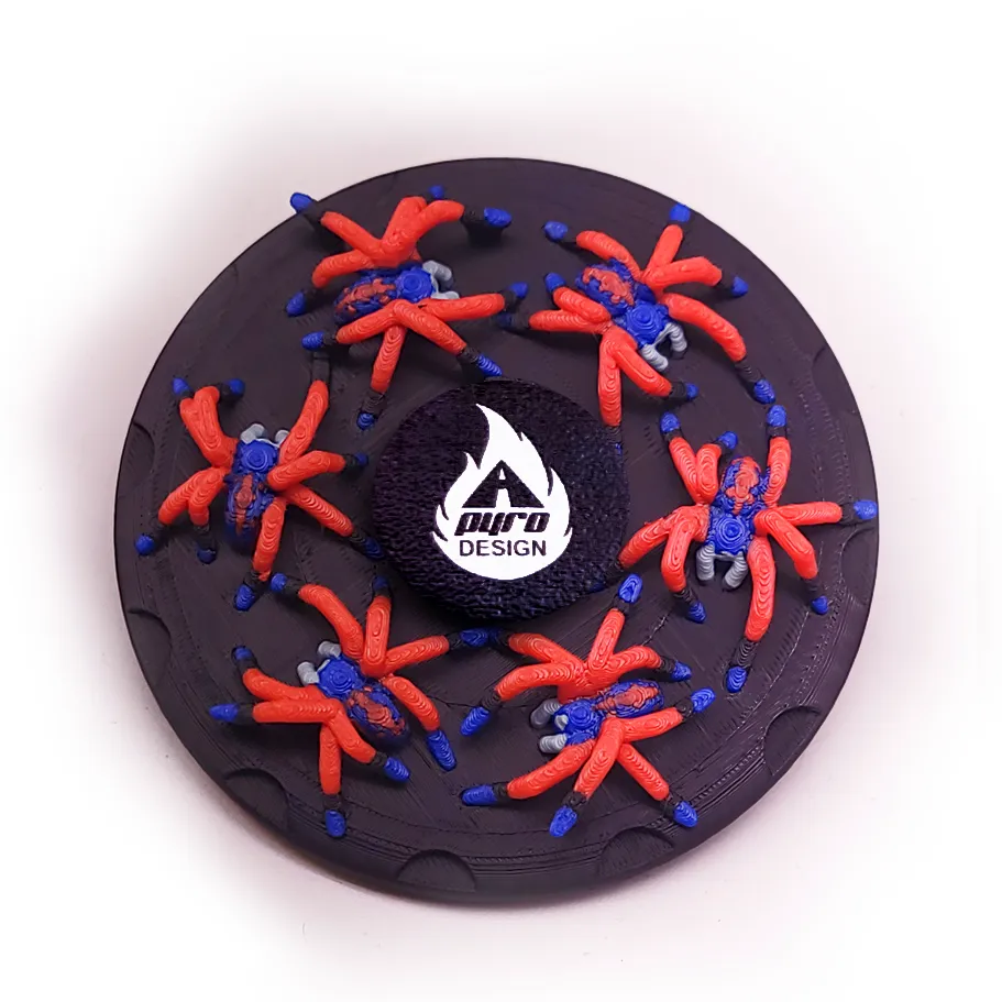 Spider that bit Spider-Man Animated Spinner by aPyroDesign - MakerWorld