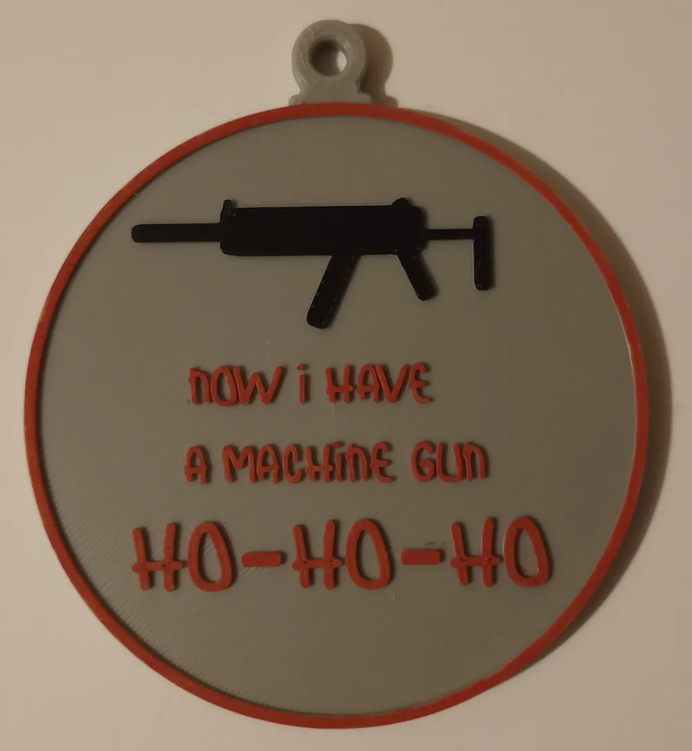 Die Hard Machine Gun ornament by Slowtrap MakerWorld: Download Free 3D ...
