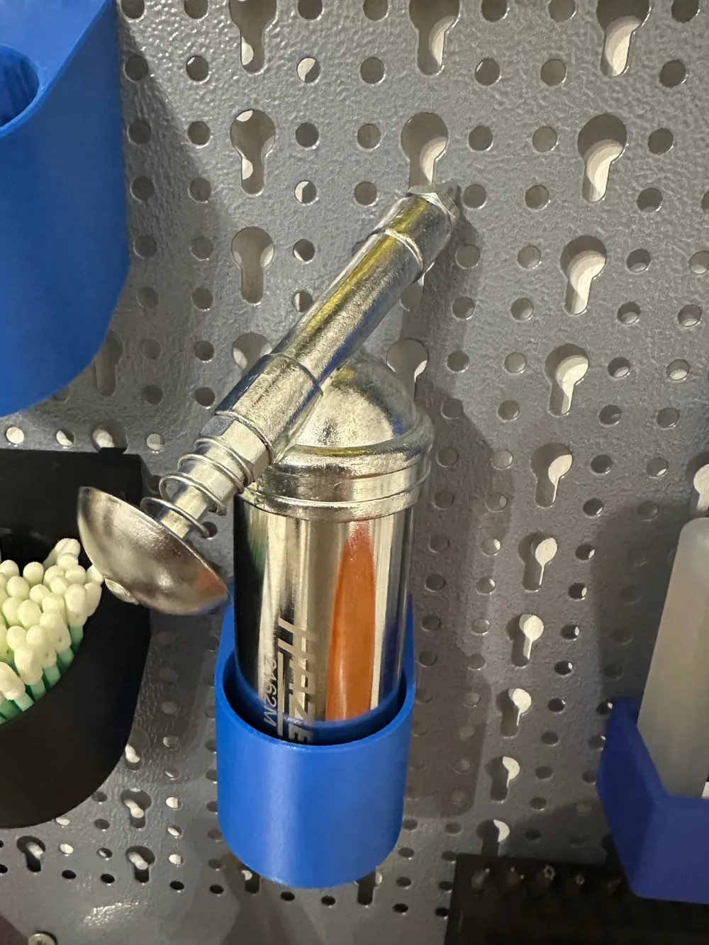 Kuepper pegboard Mini Grease Gun holder by supercoolbuilds MakerWorld ...