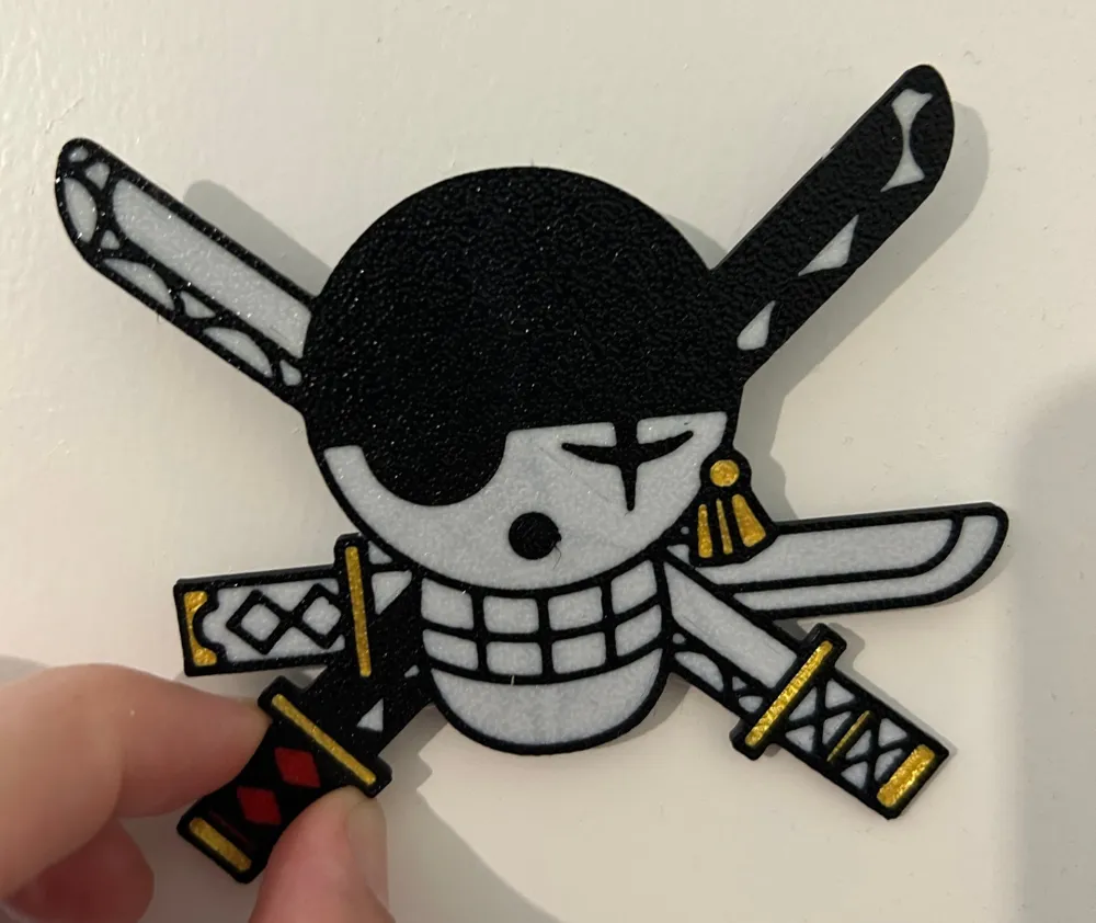 ZORO ONE PIECE LOGO by samfantaisy - MakerWorld