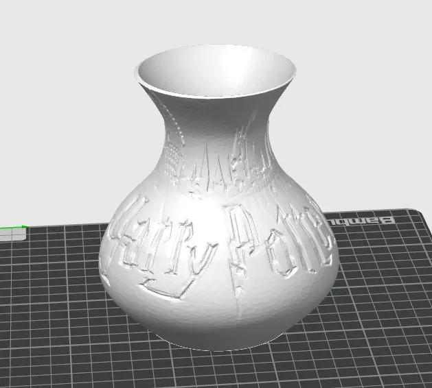 Harry Potter Lithophane Vase, Flower holder container by brookse3d - MakerWorld