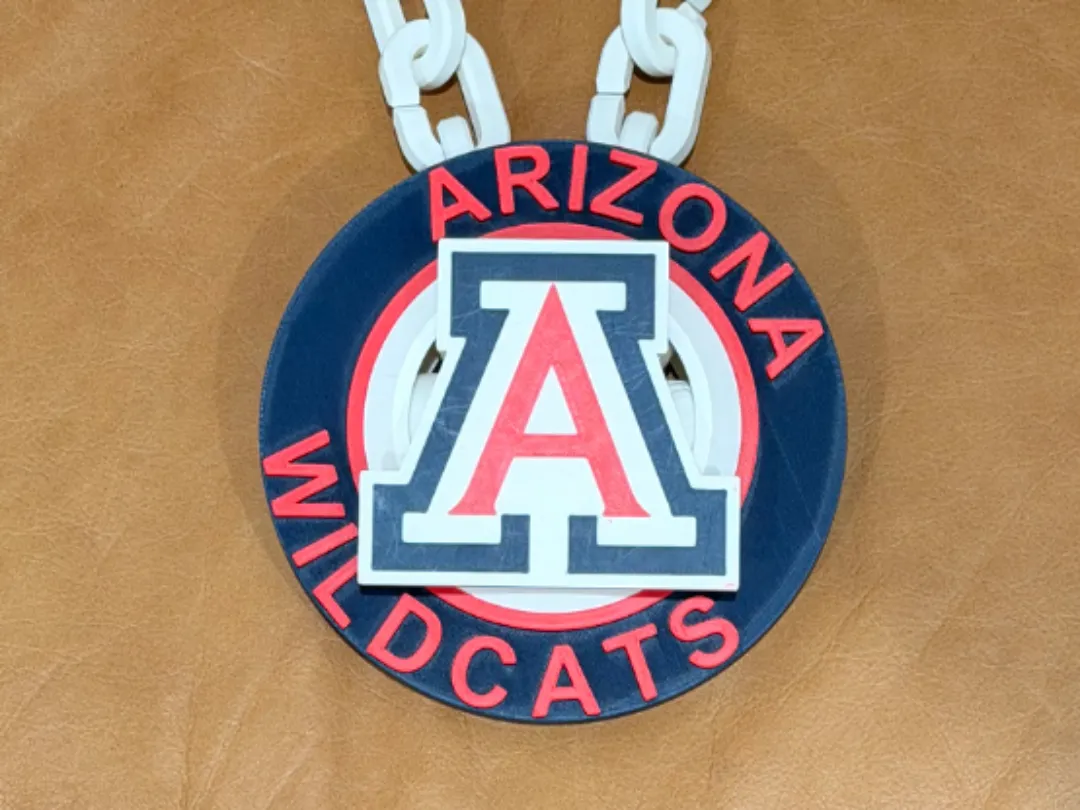 Arizona Wildcats Spinner Chain - Free 3D Print Model - MakerWorld