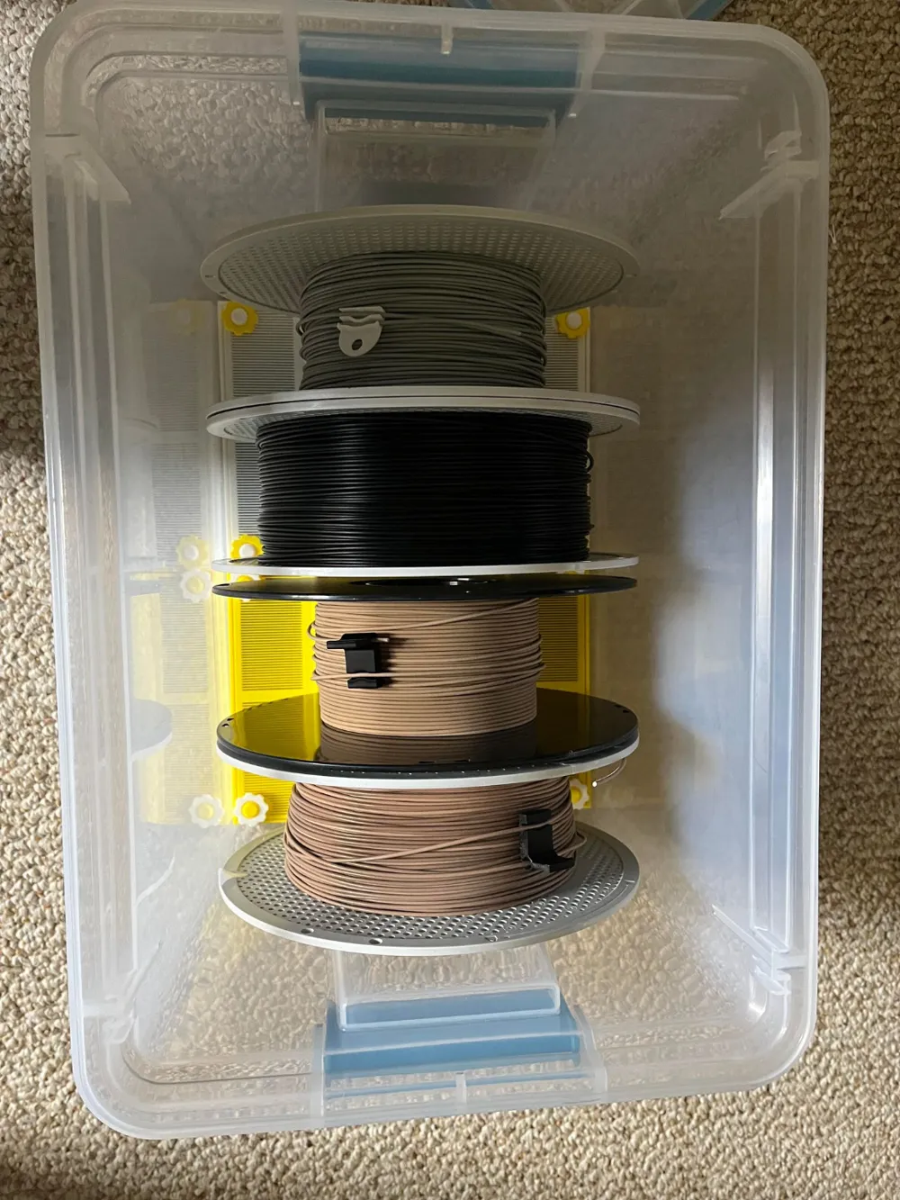 Desiccant Spool Holder by revelescapes - MakerWorld