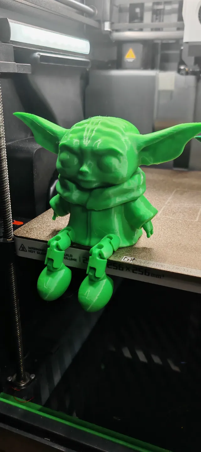 Festive Flexi Santa Grogu Baby Yoda by PaulD - MakerWorld