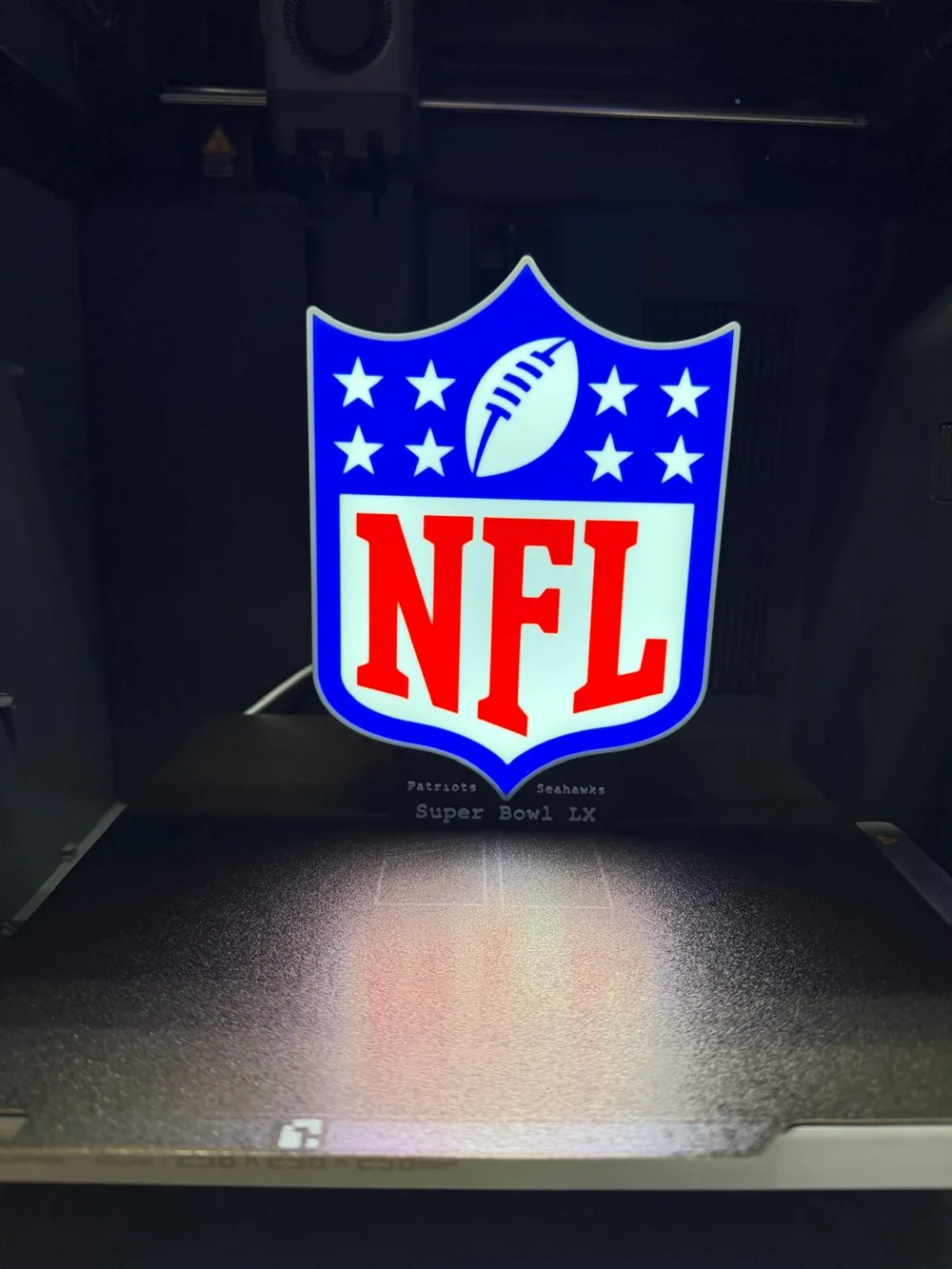 NFL Super Bowl Lamp - Free 3D Print Model - MakerWorld