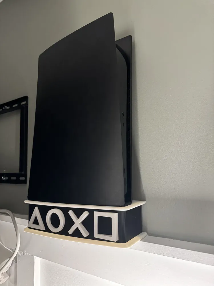 PS5 Wall Mount Right-Facing(Disk Version) - Free 3D Print Model ...