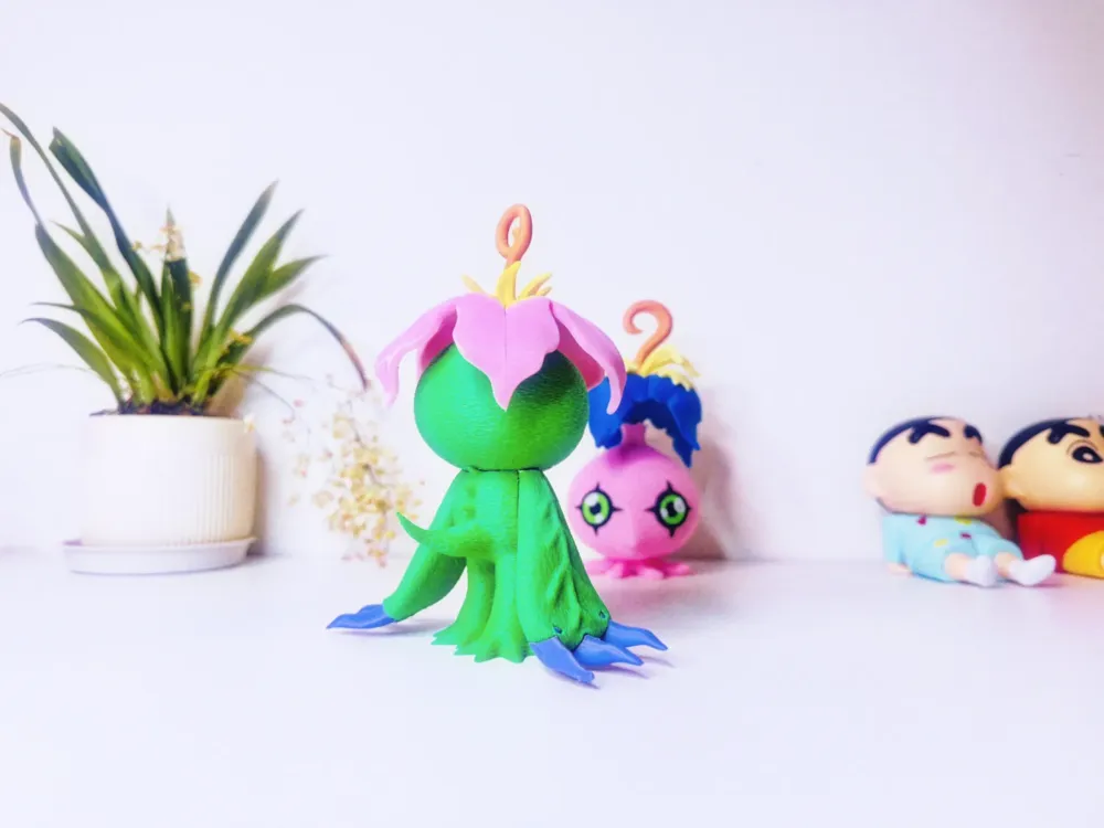 Digimon Palmon (Multi-color Assembly) by 手残的Leo - MakerWorld