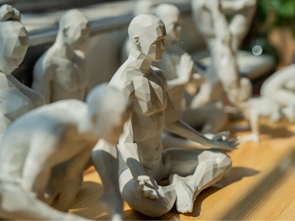 Meditating Man Series 006 by XXY2025 MakerWorld: Download Free 3D Models