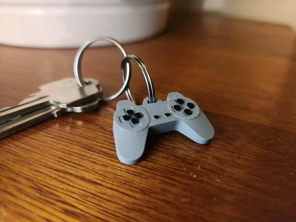 PlayStation 1 Controller Keychain by Mattyds - MakerWorld