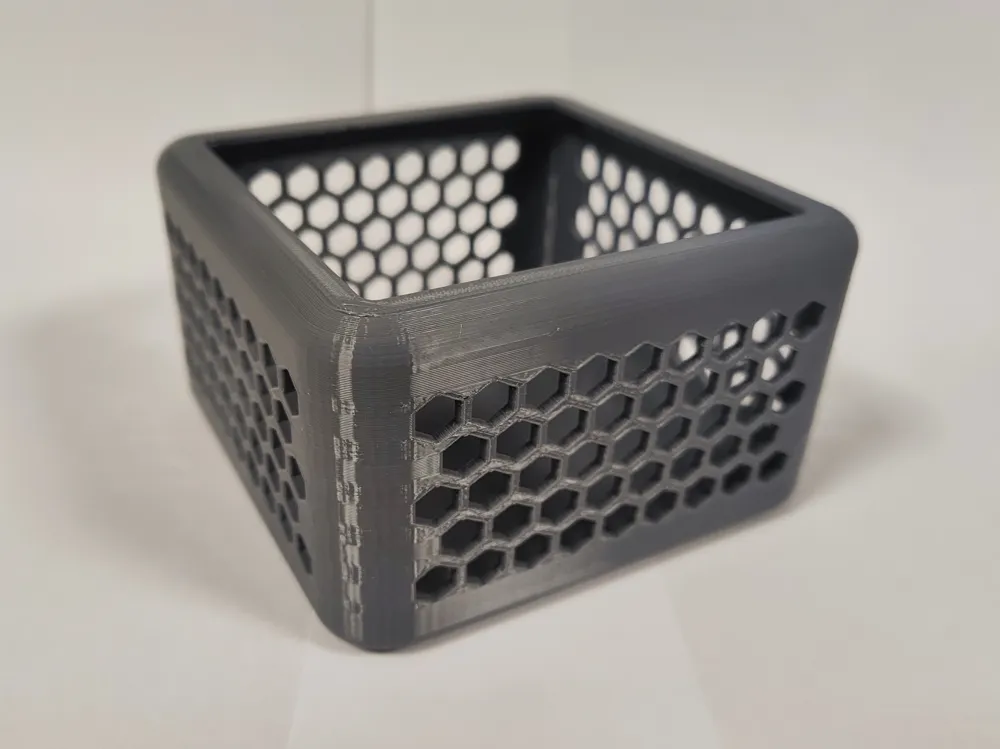Rounded Hex Storage Bowl | Incurved Rim - Free 3D Print Model - MakerWorld