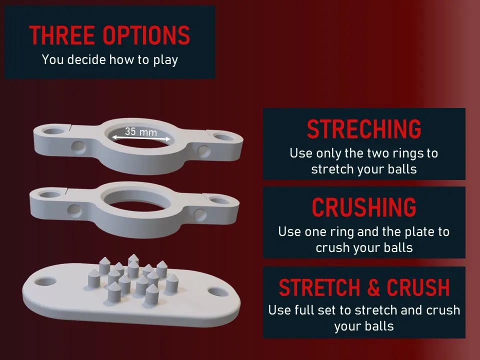 Ball Crusher - A thorny affair by Kinky_Mistress - MakerWorld