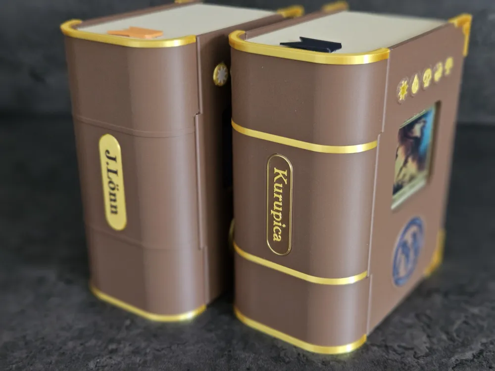 Spellbook - MTG Commander Deck Box - Free 3D Print Model - MakerWorld