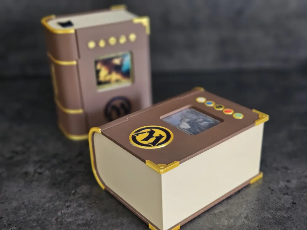 Spellbook - MTG Commander Deck Box - Free 3D Print Model - MakerWorld