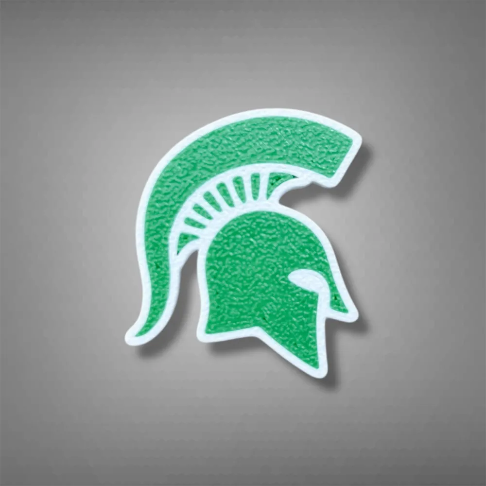 Michigan State Spartan Shoe Charm Crocs – NCAA MSU by vettrus ...