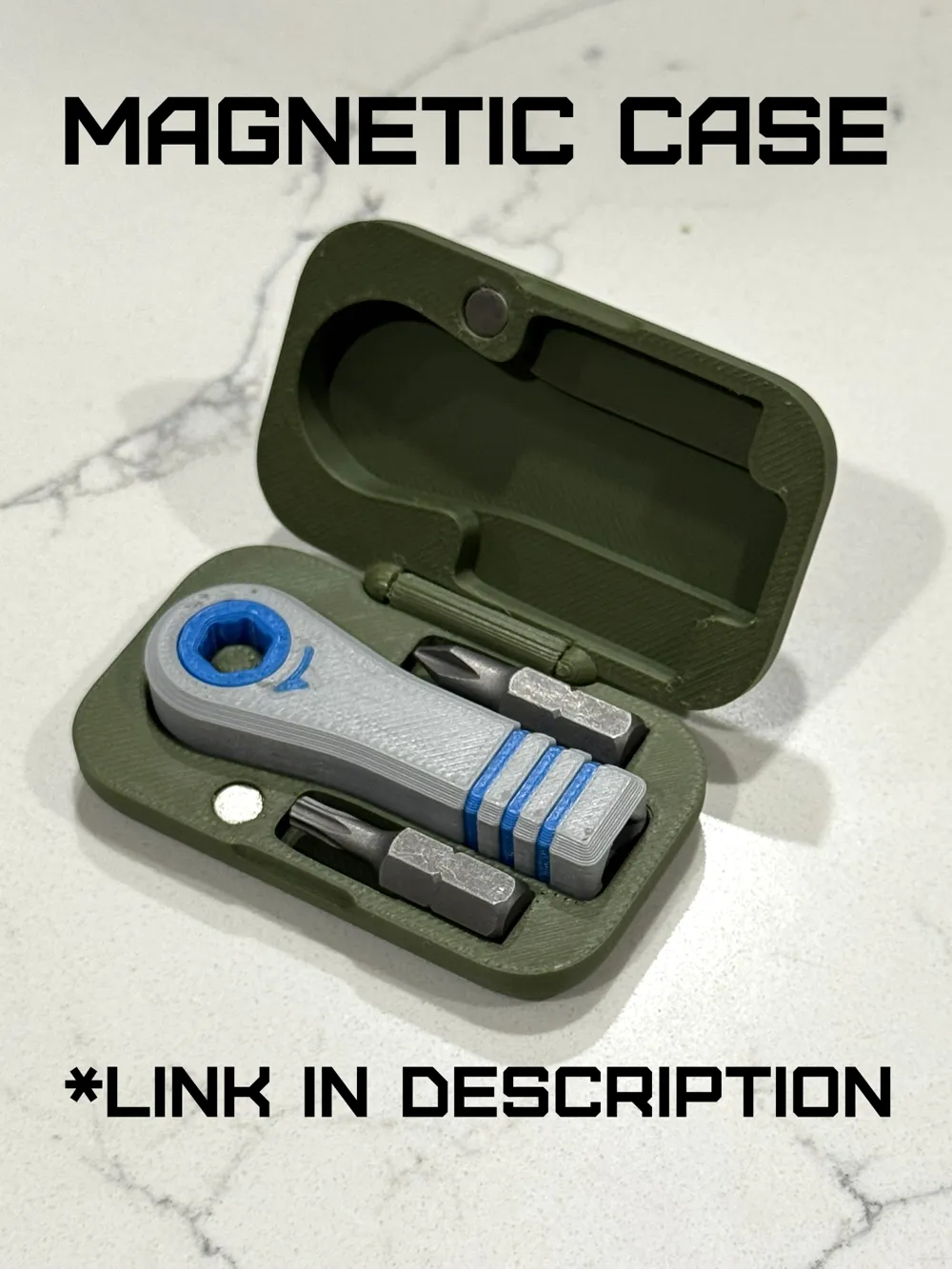 Micro EDC Pocket Ratchet Driver - Print In Place - Free 3D Print Model ...