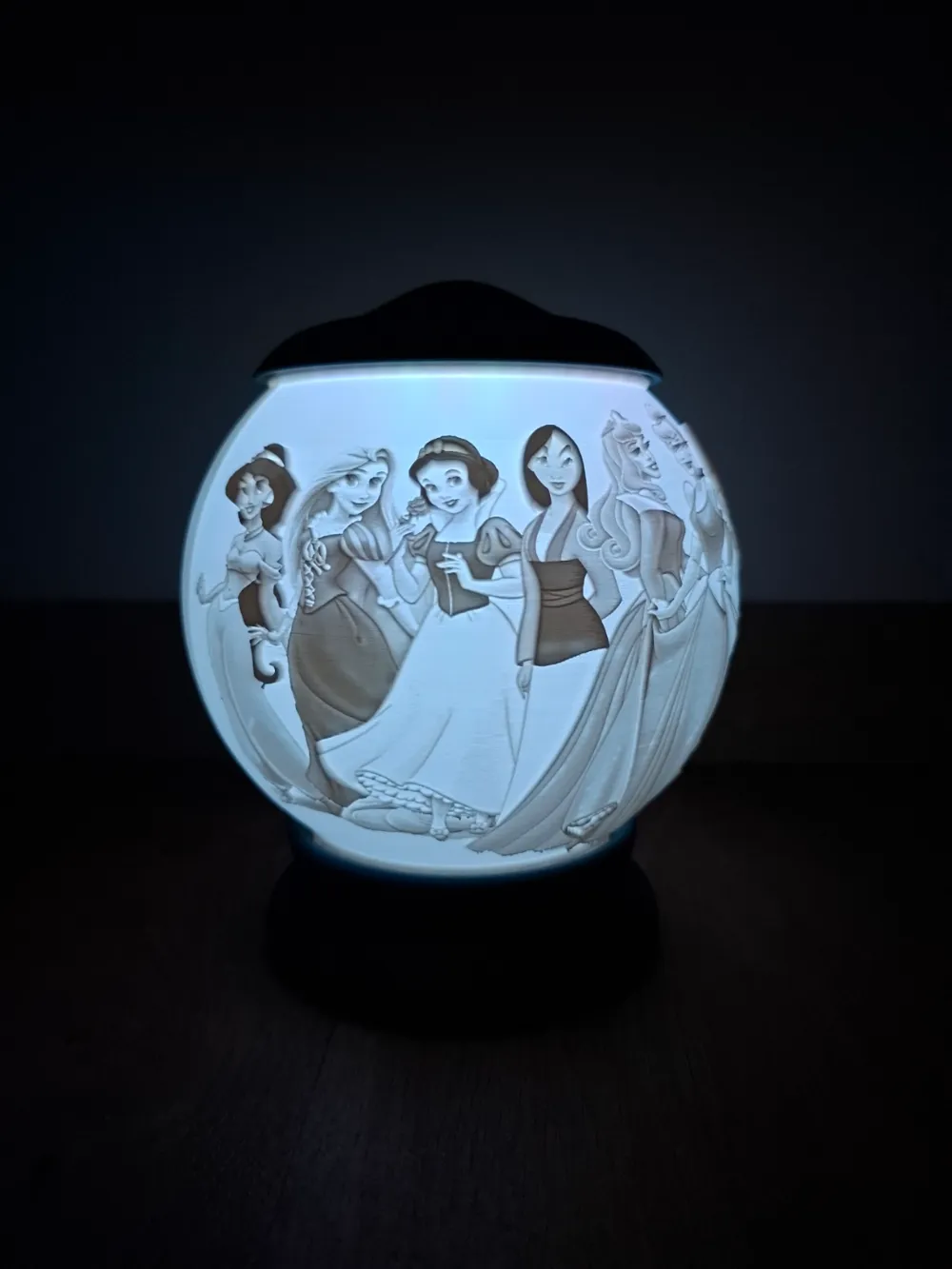 Lithophane - Princess 01 by SlyCooper-Master - MakerWorld