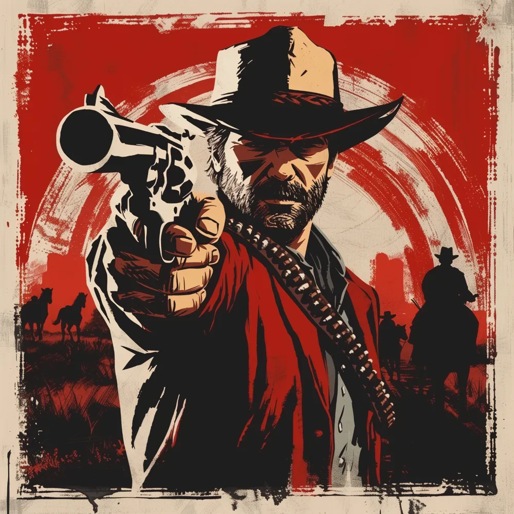 Red Dead Redemption 2 Arthur Morgan Fan Art by DeepDiveDesigns - MakerWorld