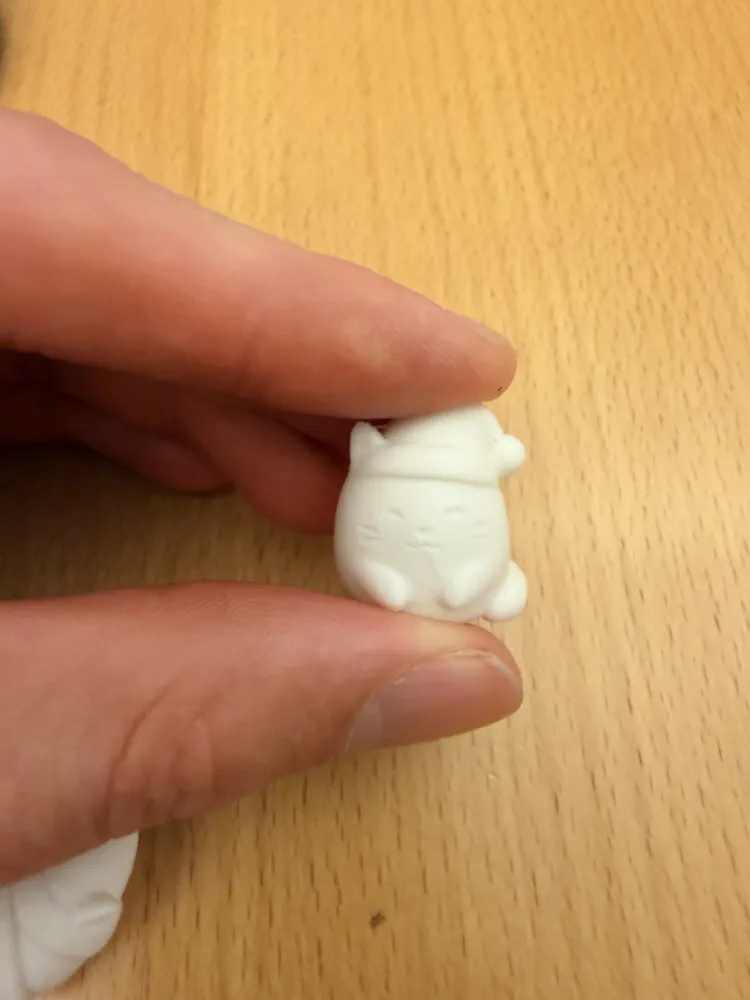 Chonky Christmas Cats - 6 mini cats - Free 3D Print Model - MakerWorld