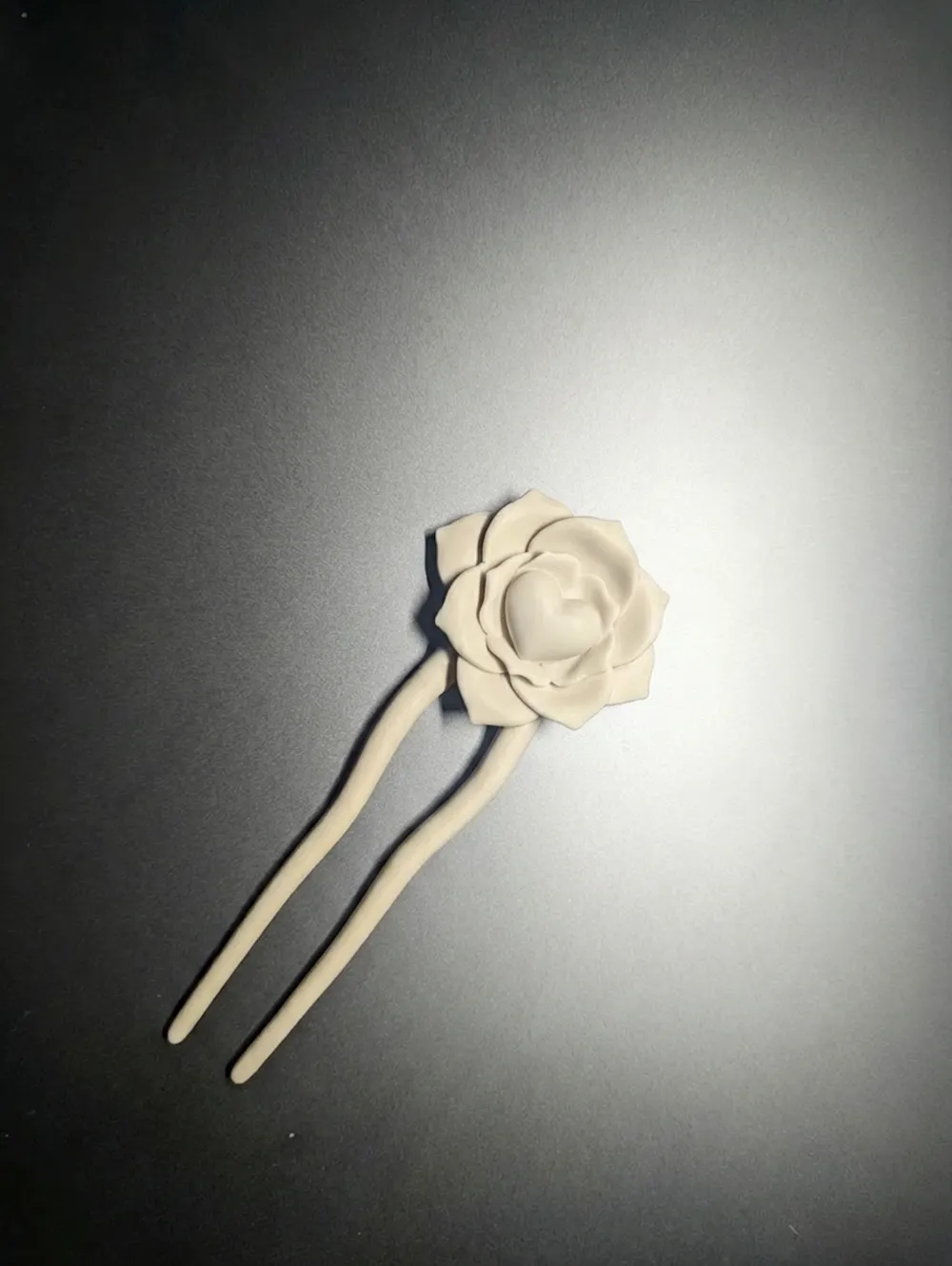Rose Hairpin - Free 3D Print Model - MakerWorld