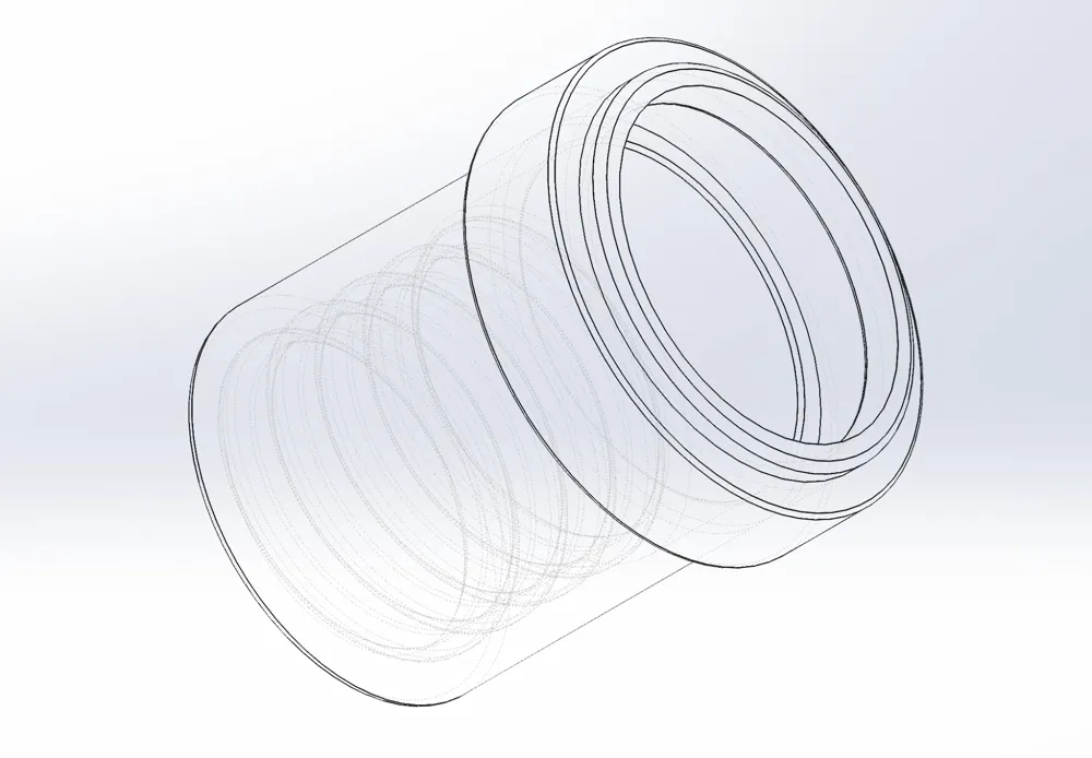 Adapter HS 32 - DN 40 - Female - Free 3D Print Model - MakerWorld