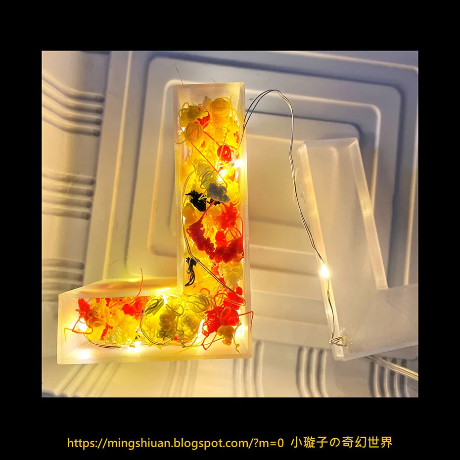 Letter L Scrap storage box / Letter light box by mingshiuan99 - MakerWorld