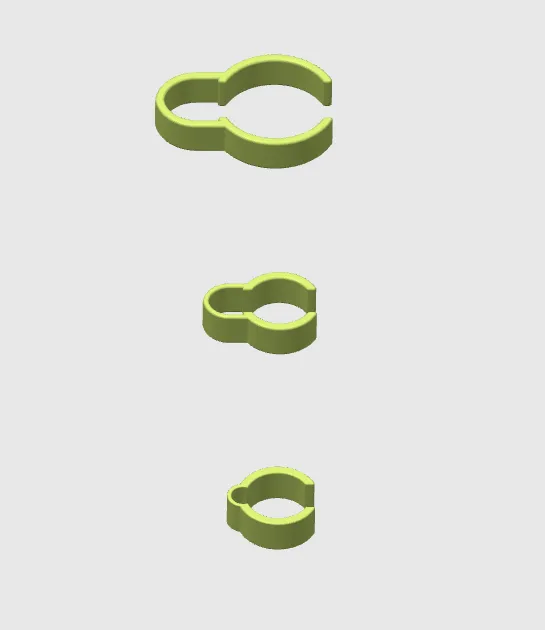 E-Drums Rack Cable Clips (1.5 inch/35mm) - Free 3D Print Model - MakerWorld