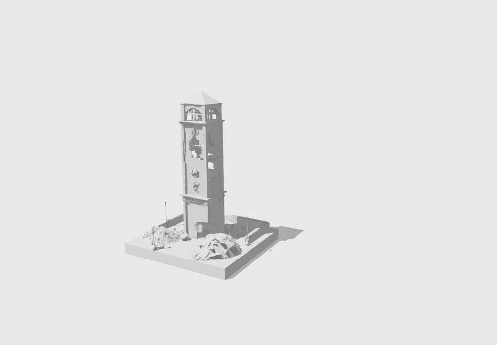 Fortnite Clocktower Model by benji MakerWorld: Download Free 3D Models