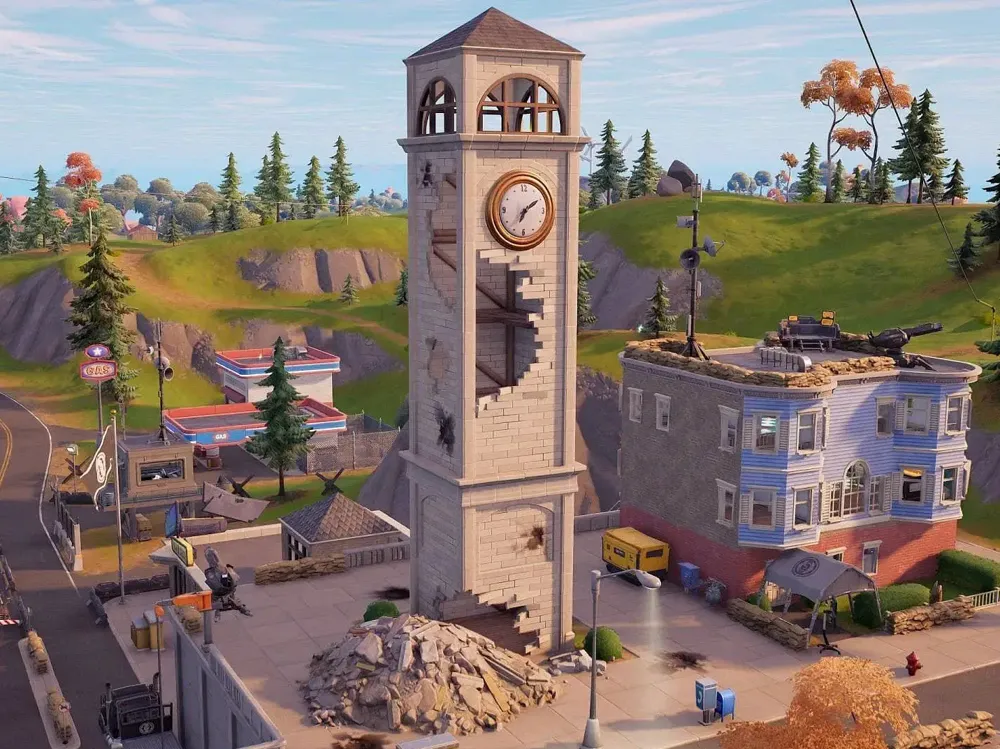 Fortnite Clocktower Model - Free 3D Print Model - MakerWorld