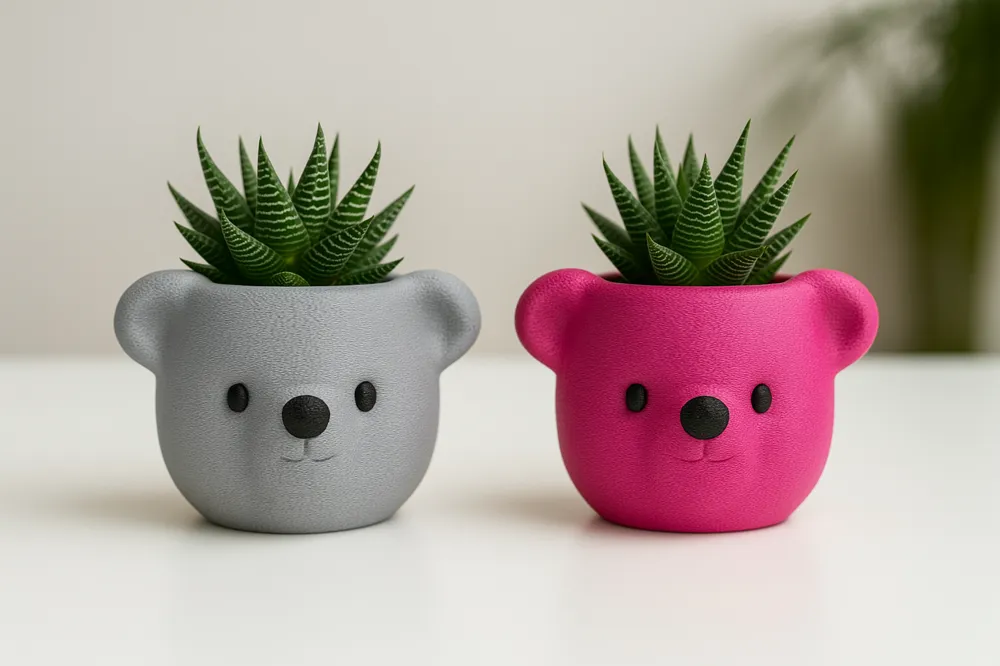 Bear Hug Planter – Cute Animal Pot for Succulents by BotanyChic ...