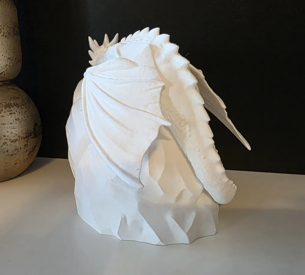 Guardian of the Rock – Resting Dragon - Free 3D Print Model - MakerWorld