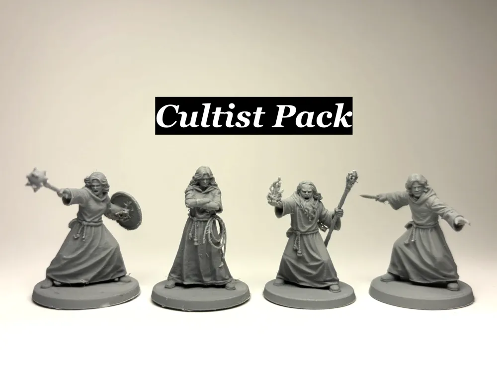 Cultist Pack - Free 3D Print Model - MakerWorld