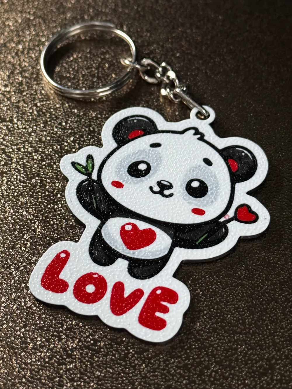 Cute Panda Keychain by berkeozkir - MakerWorld