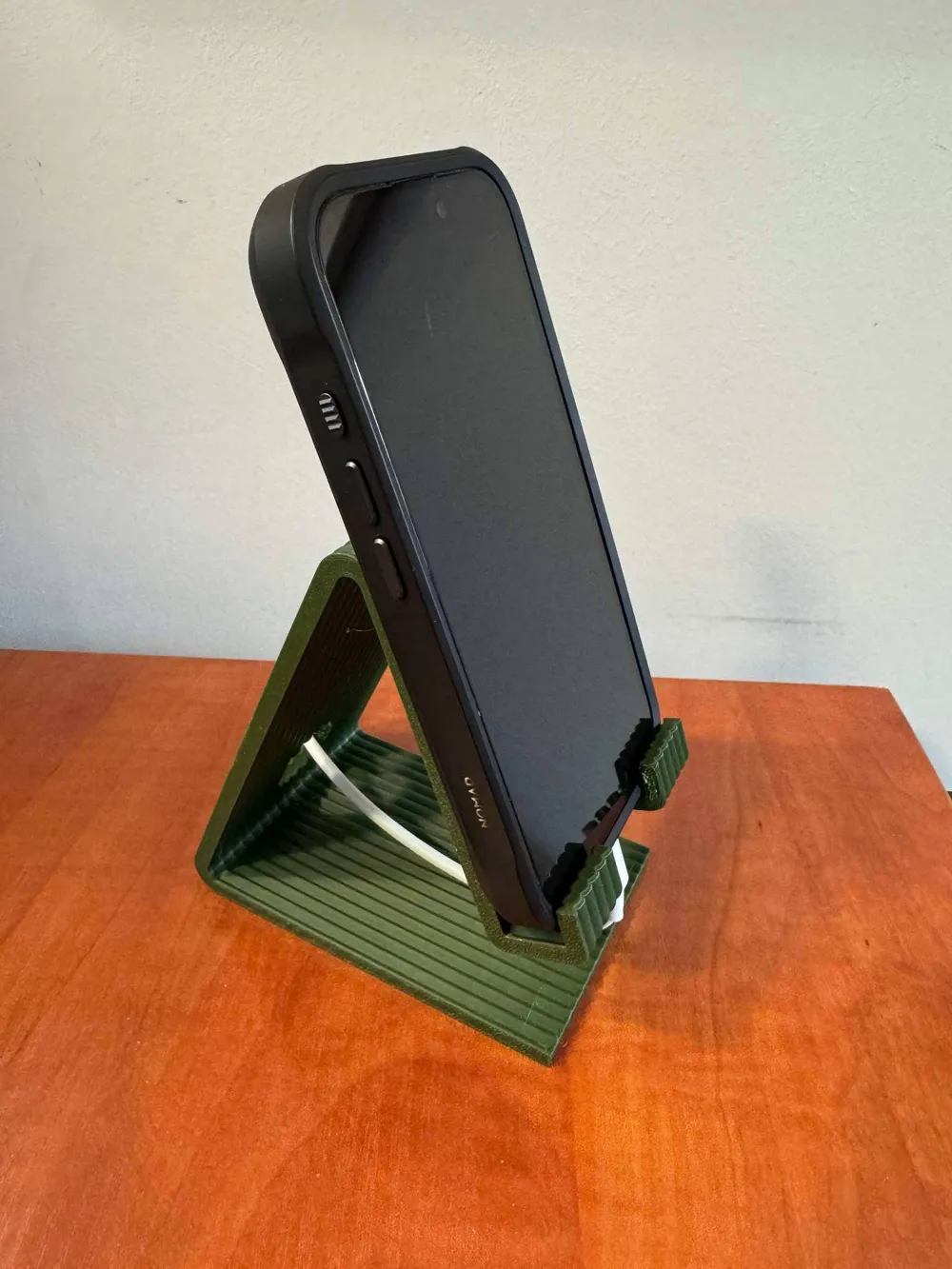 Phone Stand with Cable Hole - Free 3D Print Model - MakerWorld
